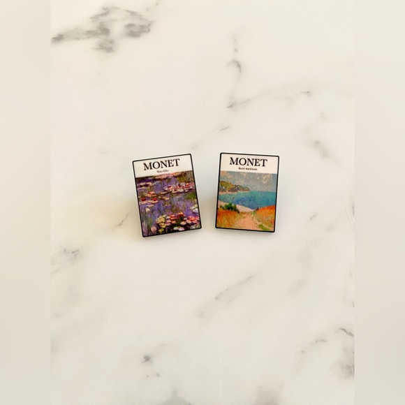 Other | Monet Art Pin | Poshmark